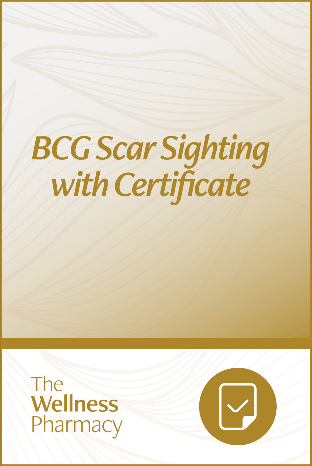 BCG Scar Sighting with Certificate